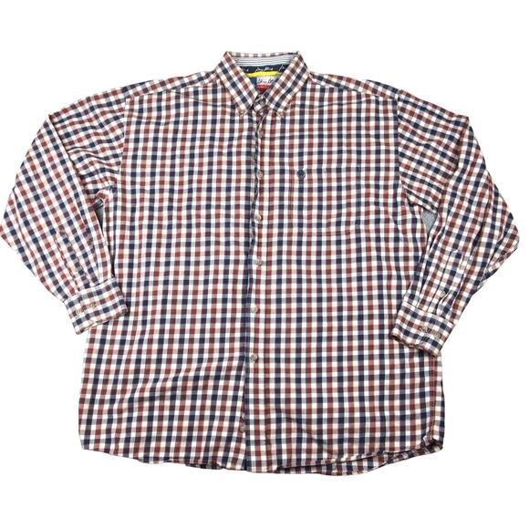 Wrangler | Shirts | Vtg Wrangler George Strait Shirt Mens Xl Cowboy Cut ...